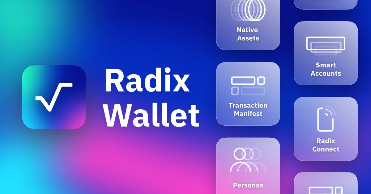 The Radix Wallet | iOS & Android